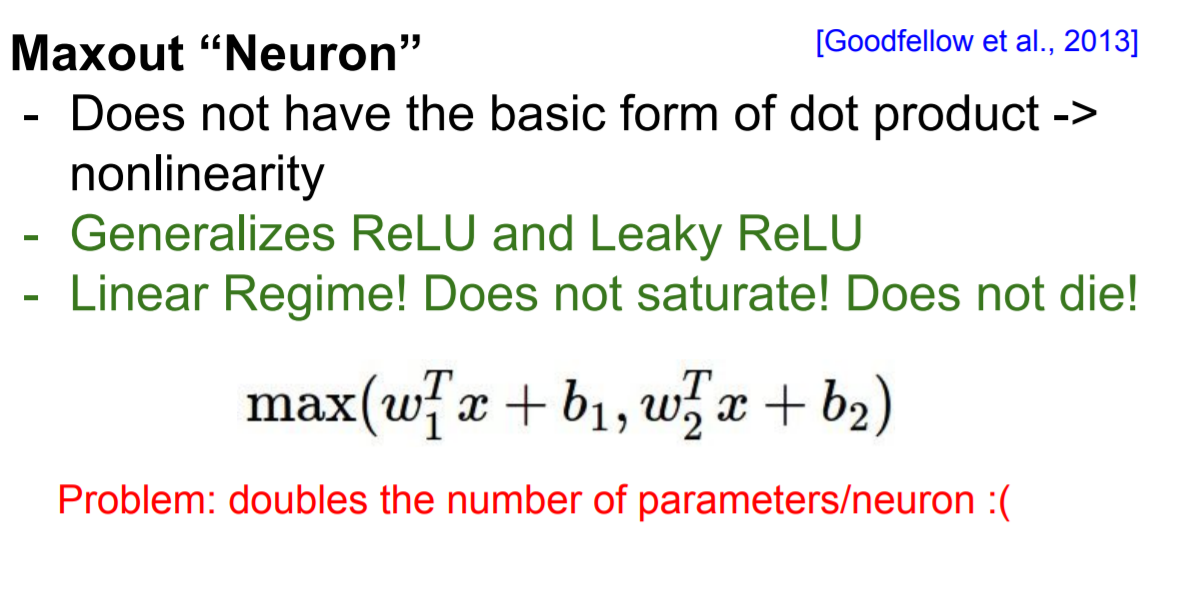 [CS231n] Lecture 6. Training Neural Networks I