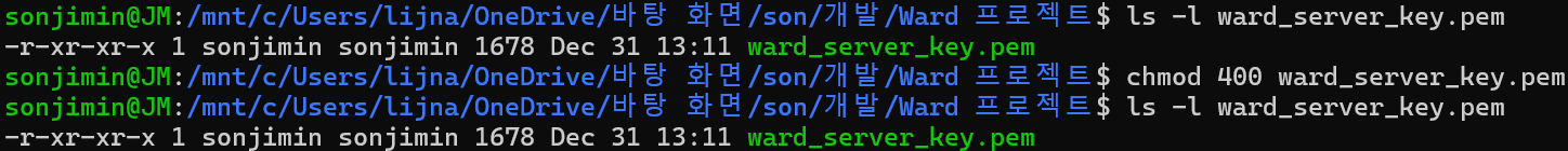오류]WSL2에서 chmod/chown 미동작