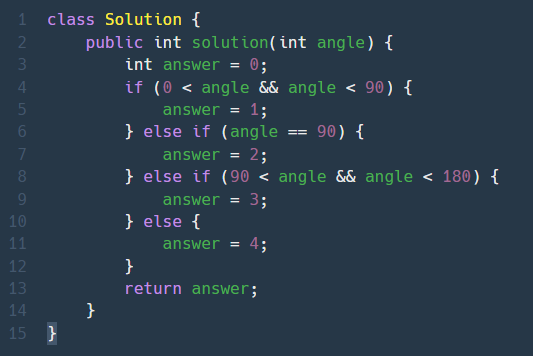 [Java] 각도기