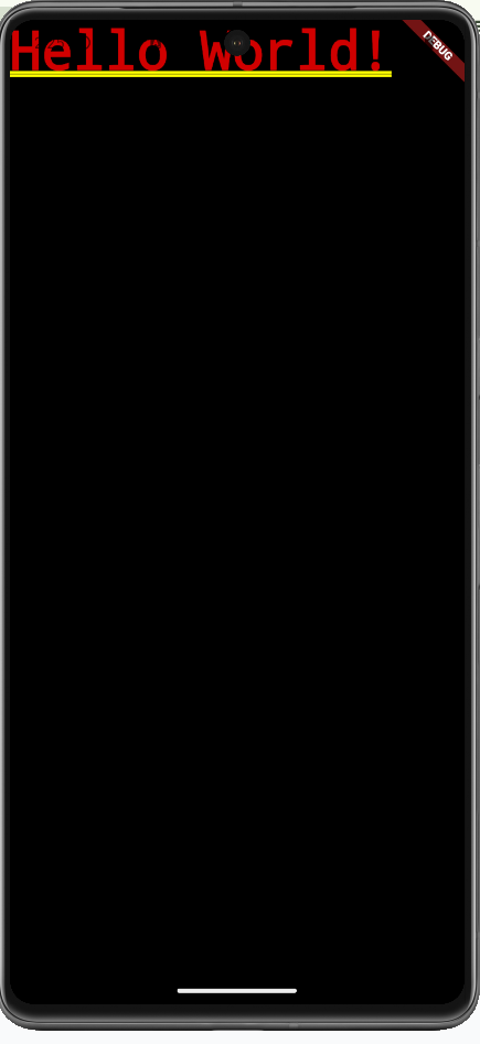 Flutter - Hello World!