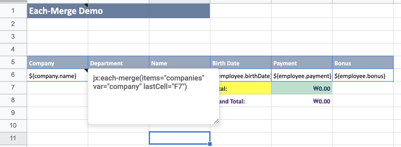 Jxls - 엑셀 템플릿 기반 동적 데이터 처리와 사용자 정의 커맨드 확장