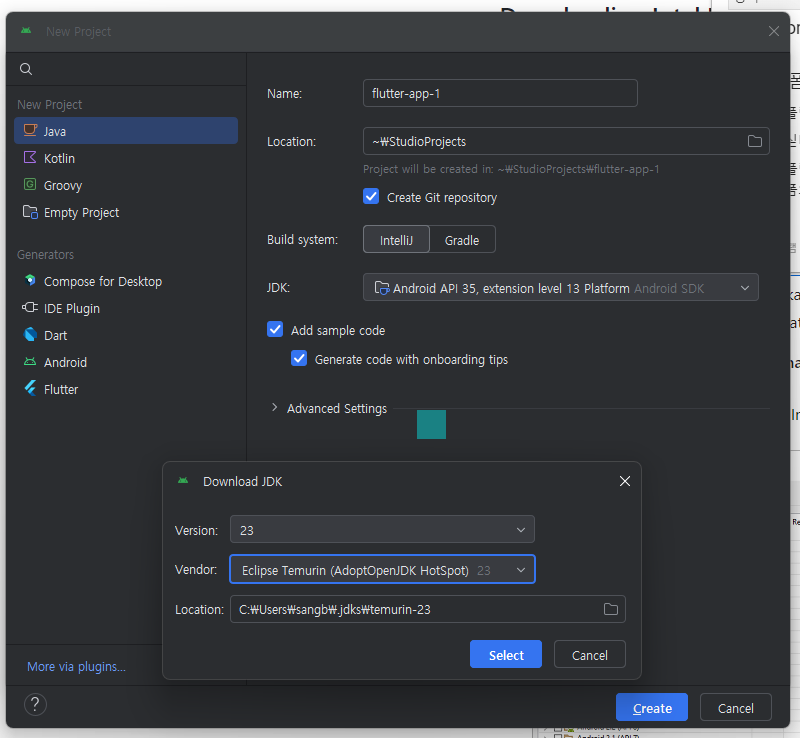 android studio setup