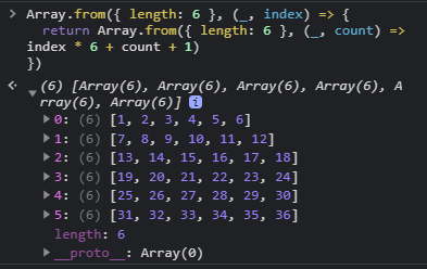 [Javascript] 2차원 배열 만들기