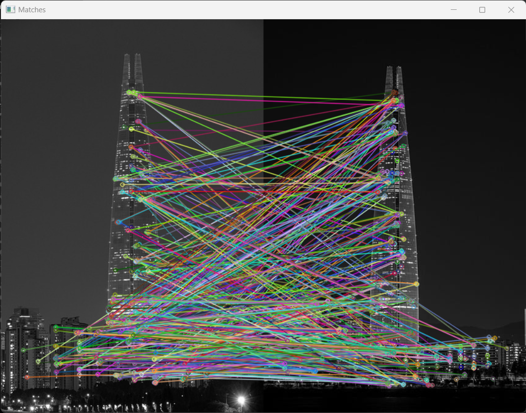 1. OpenCV를 이용한 3D Vision의 기본 - Feature Detection / Matching