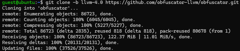 Ubuntu O-LLVM 설치방법
