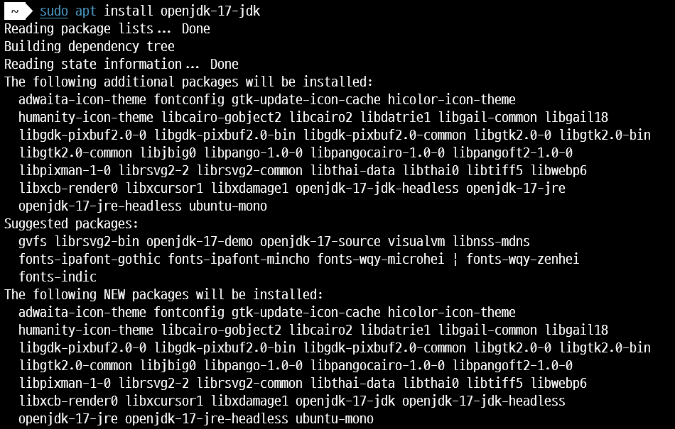 [WSL2] WSL2에 설치한 JAVA 11을 JAVA 17로 변경하는 방법
