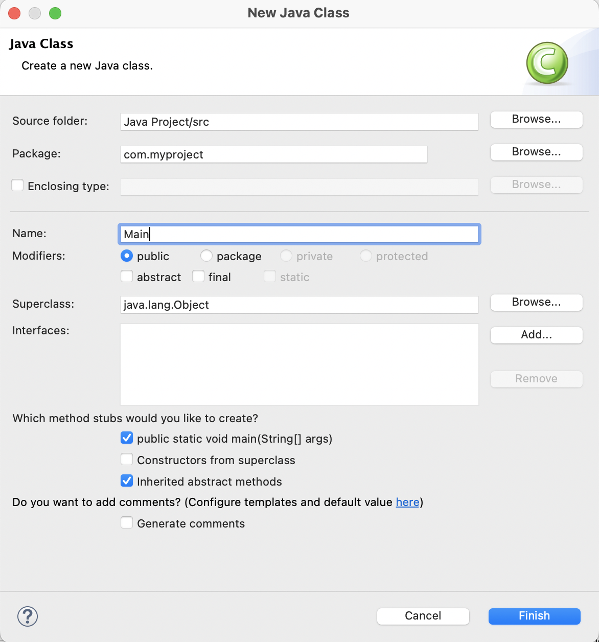 Sts4 Java 프로젝트 생성 및 Gitgithub 연동 