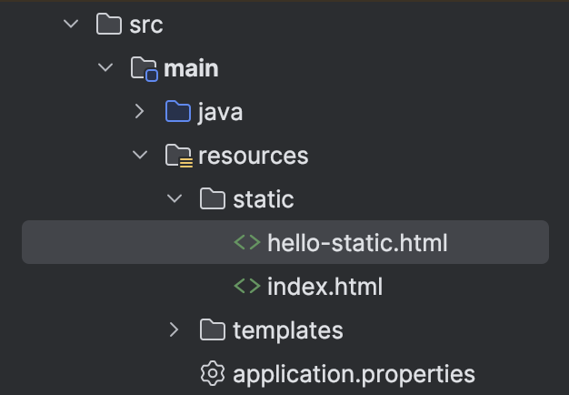 스프링의 웹 개발 방식과 (1) 정적 컨텐츠