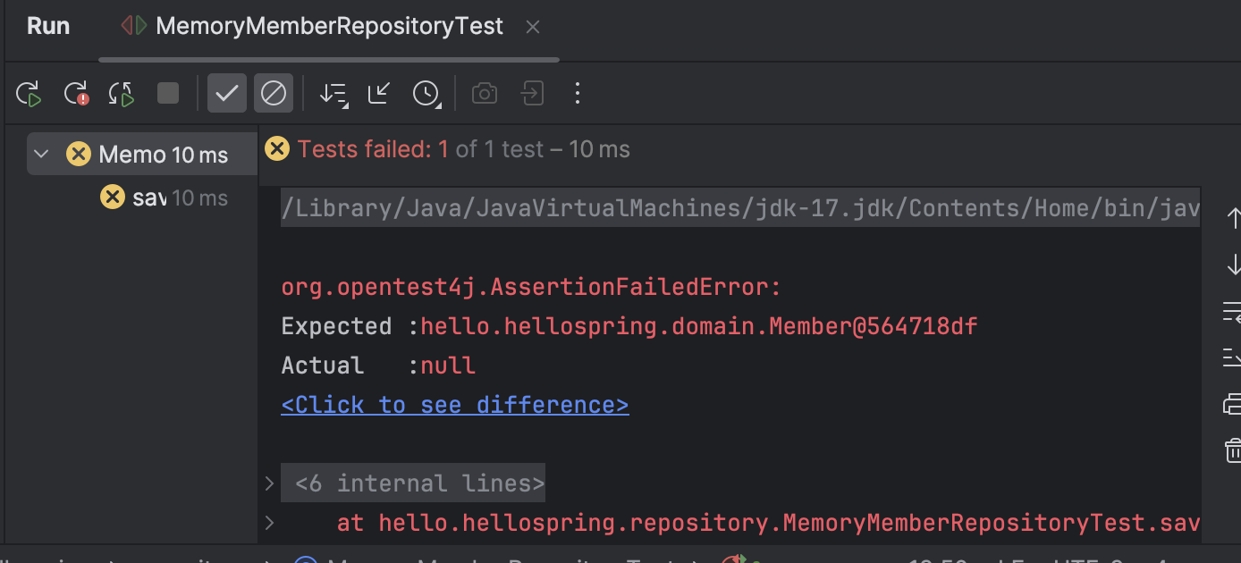 [Spring 입문] (3) 회원 리포지토리 테스트 케이스 작성하기