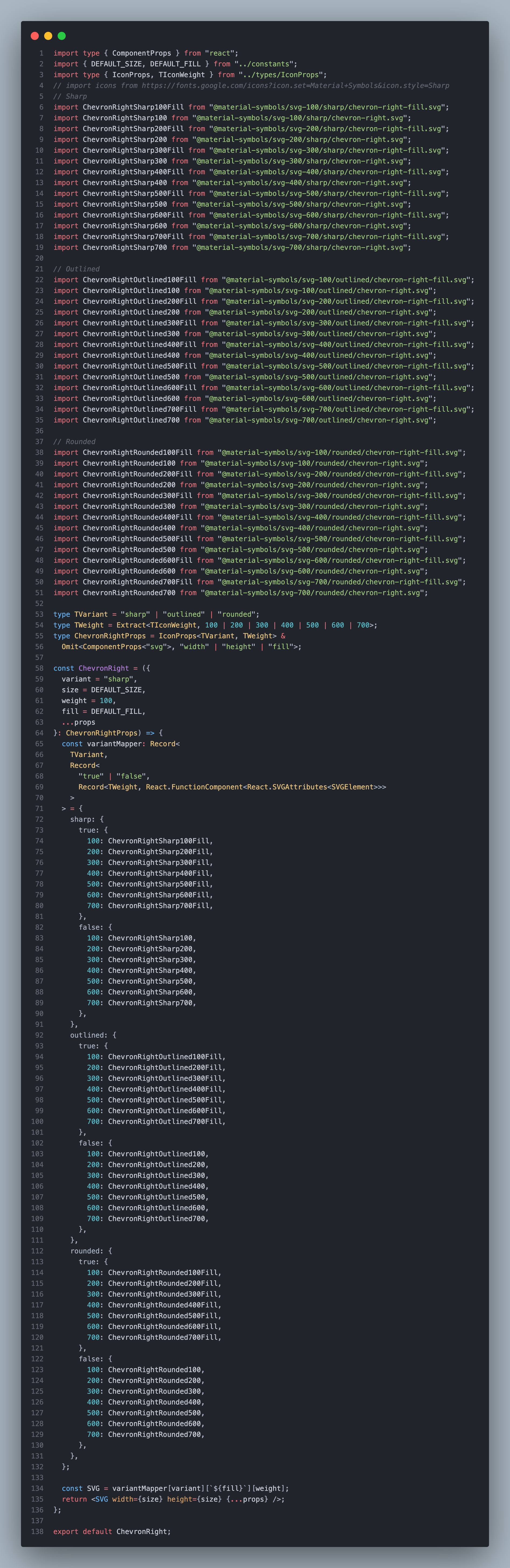 코드 제너레이션으로 인터랙티브한 아이콘 패키지 만들기