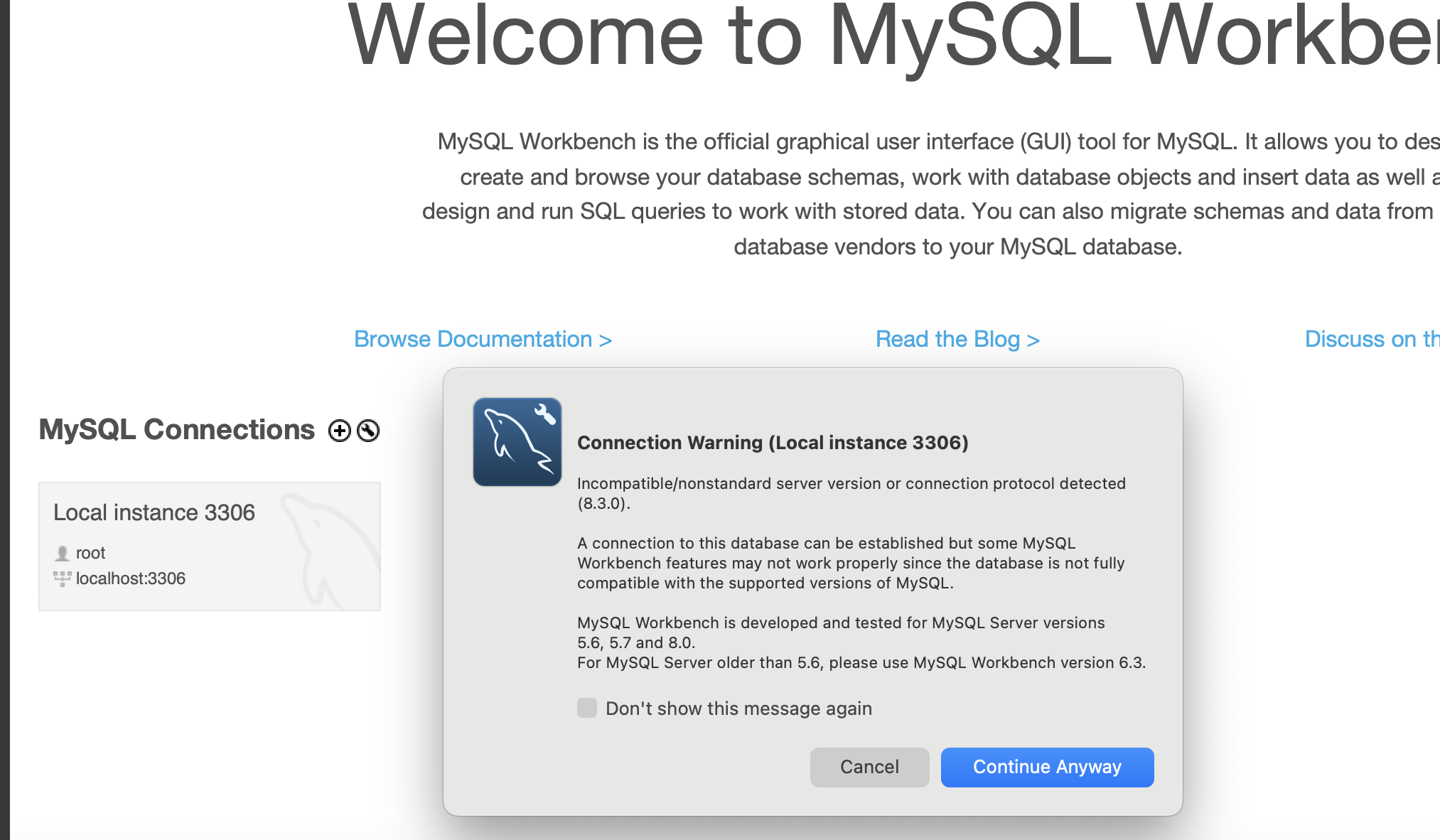 MySQLWORKBENCH 완전 삭제