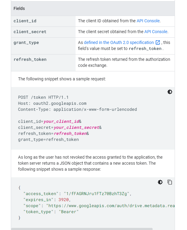 OAuth 2.0 - Access Token & Refresh Token