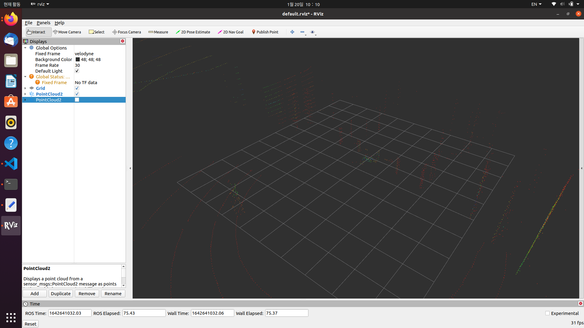 PointCloud 를 Voxel grid 로 다운샘플링 하기