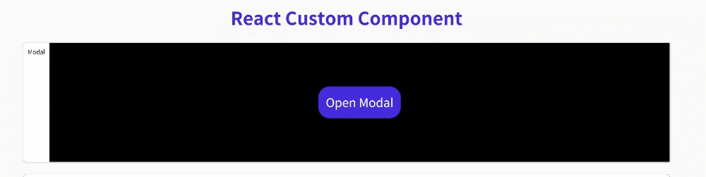 React Custom Component-모달