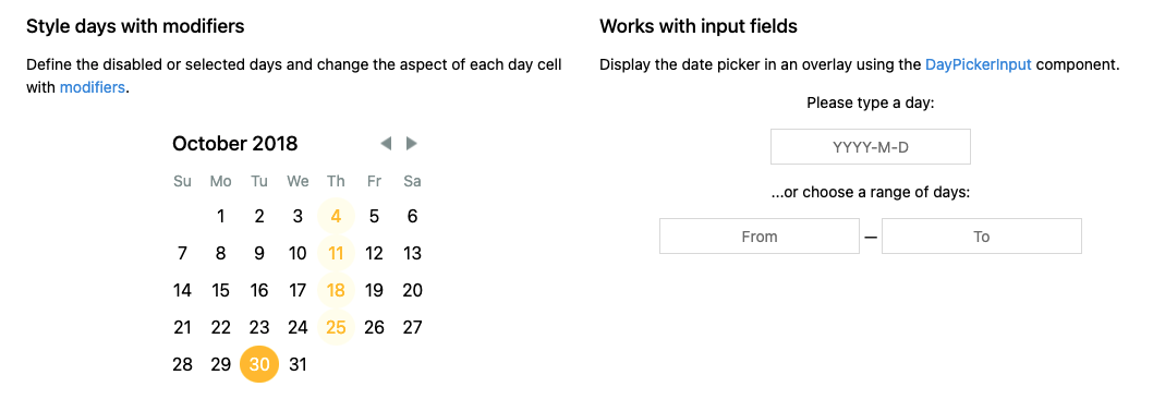 React에서 활용 가능한 DatePicker Library 정리