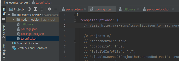 [UniLetter] TypeScript Project Setup