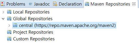 [Java]Maven Dependency 검색이 안될 때 해결 방법