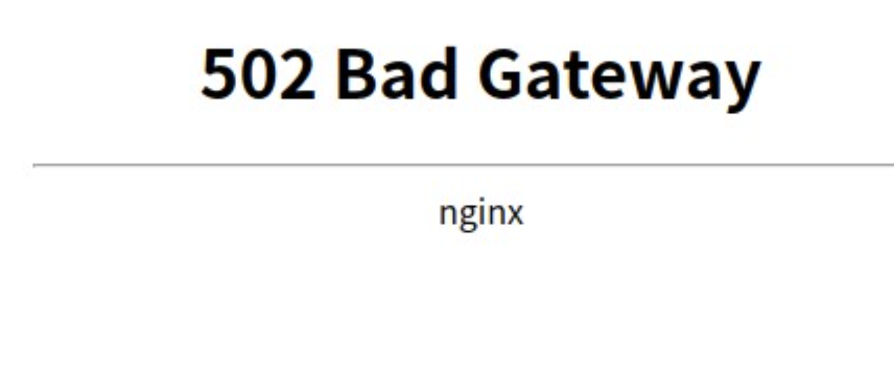  AWS 502 Bad Gateway Nginx 1 18 0 Ubuntu 