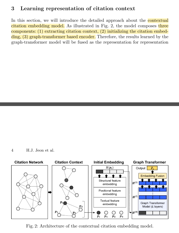 Learning Contextual Citation Embeddings via Graph Transformer (2021)