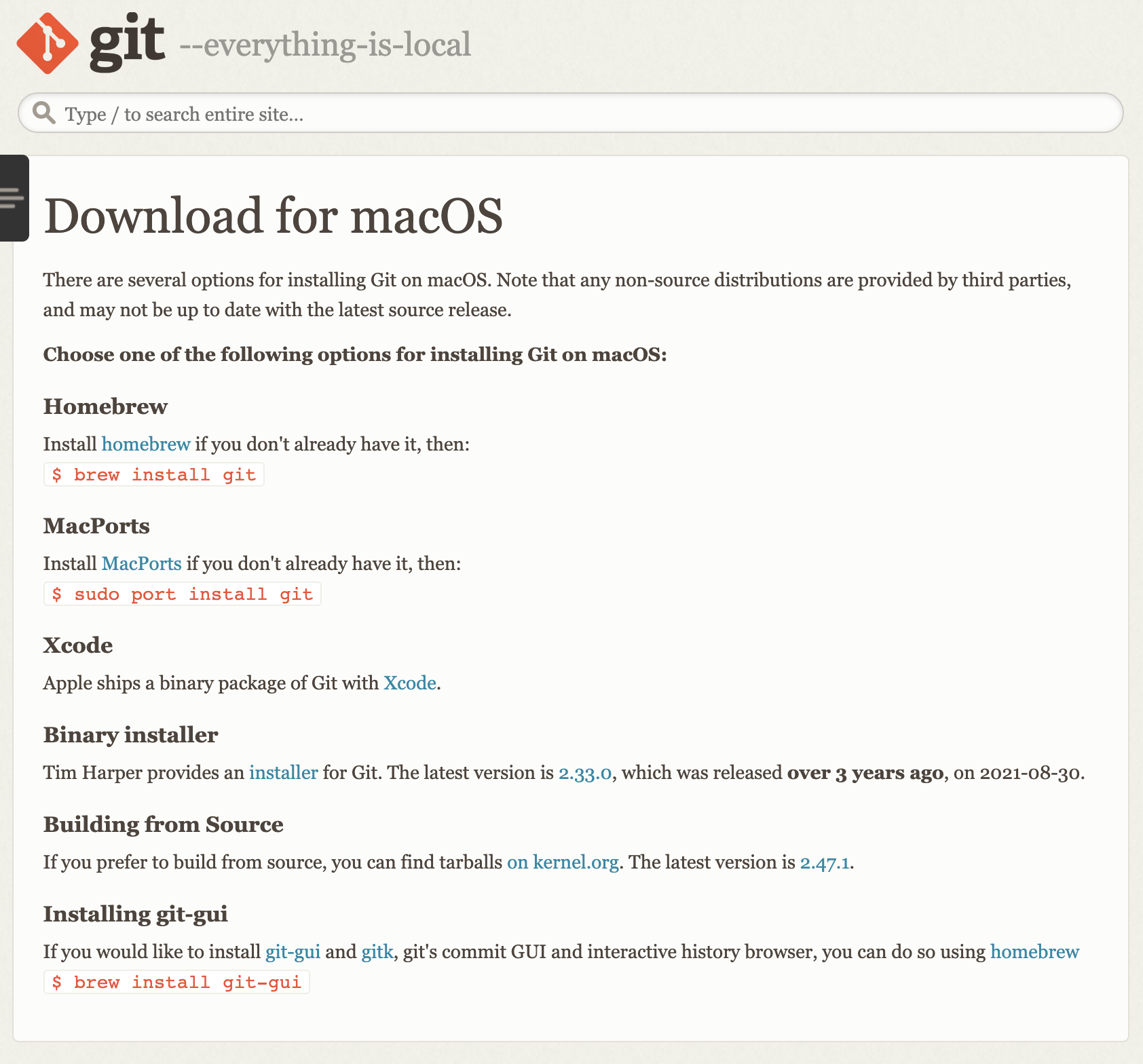 Mac git 설치/초기설정/배워보기