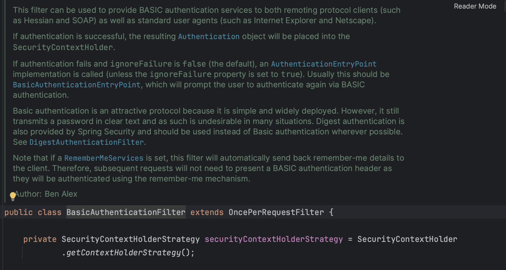 Spring Security 의 동작원리