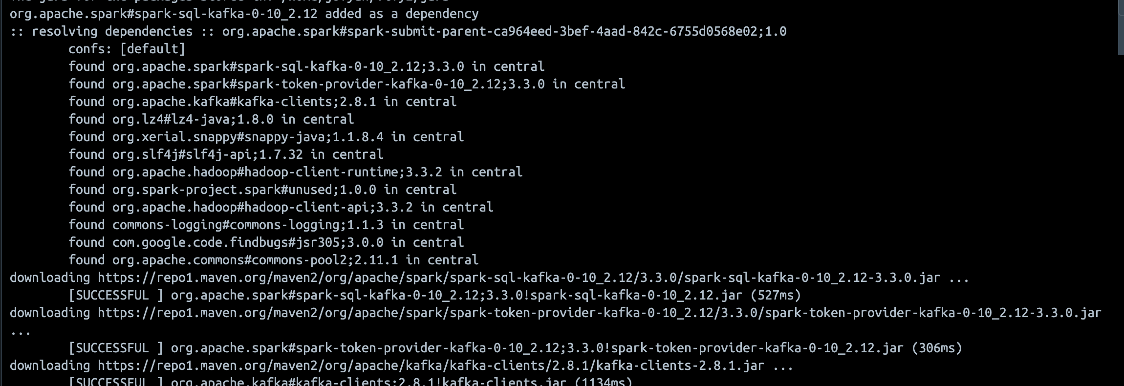 [ERROR] Spark Kafka 연결 안되는 현상.