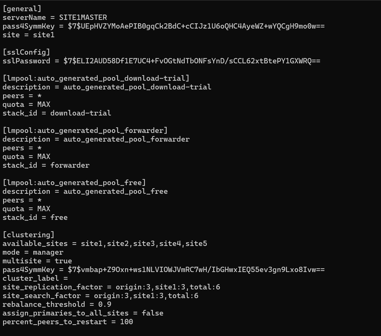 [Splunk]Multisite clustering