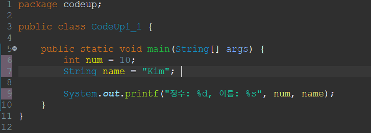CodeUp 기초 100제 Java로 풀어보기(1001)
