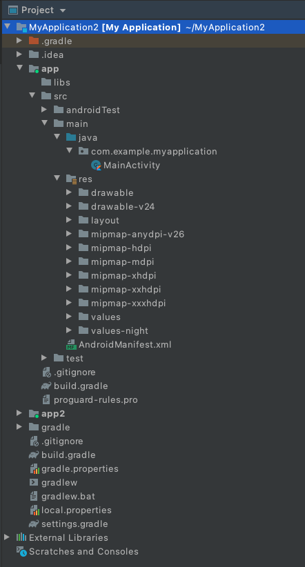 🟢 Android Studio - Android 프로젝트 구조