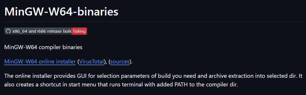 MinGW-w64를 사용한 C++ 개발 환경 구축 가이드