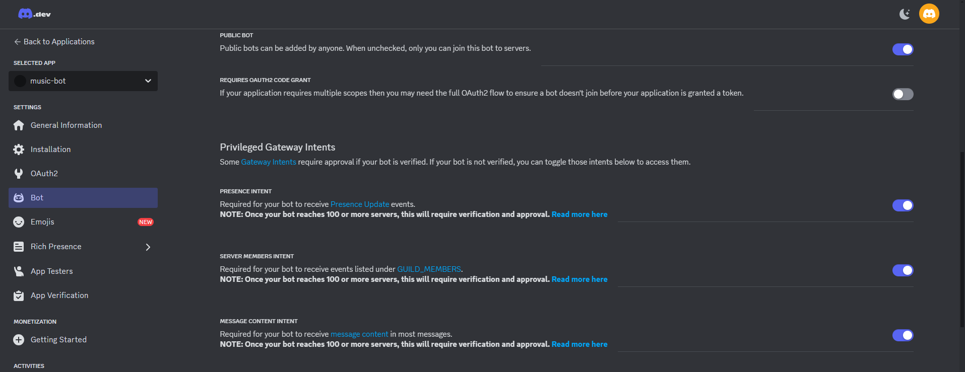 [Python] 디스코드 유튜브 음악재생 봇 만들기 | discord music bot