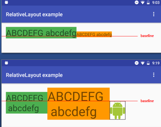 Android RelativeLayout