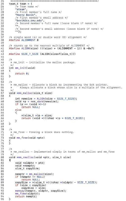 나의 사랑스러운 malloc lab 주간(코드 제외)