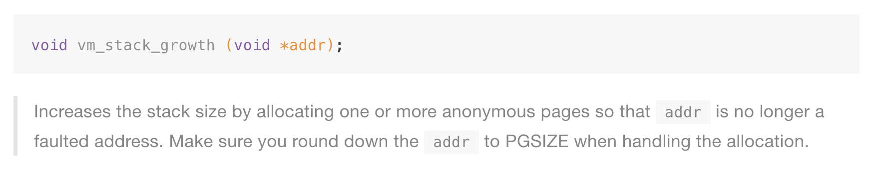 [PintOS] Project 3: Stack Growth