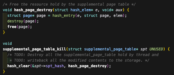 [PintOS] Project3: mmap, munmap