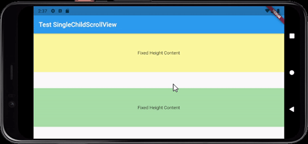 Flutter - #39. SingleChildScrollView