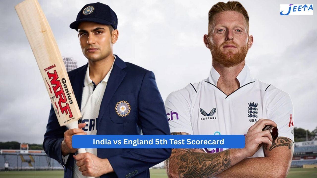India vs England 5th Test Scorecard