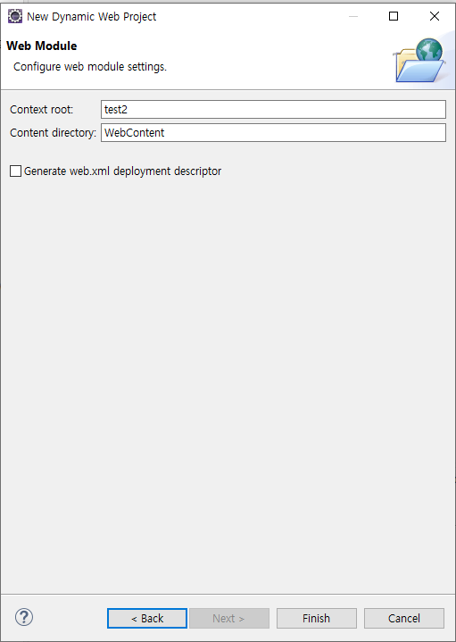  Back End Eclipse Dynamic Web Project Context Root
