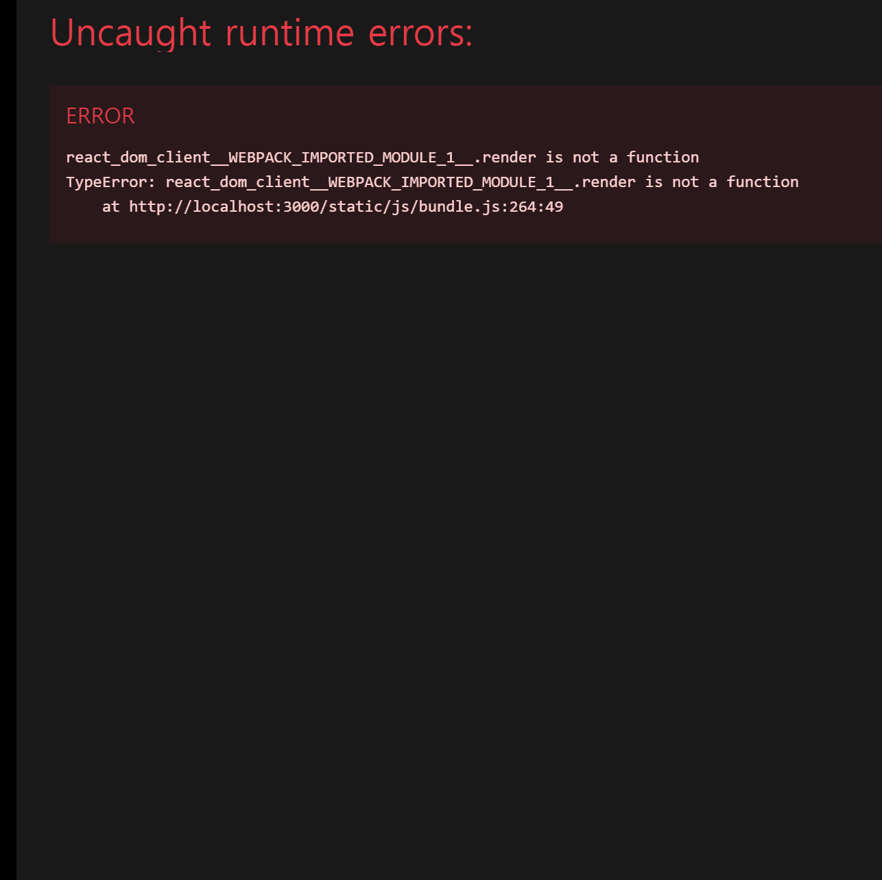 render(), createRoot