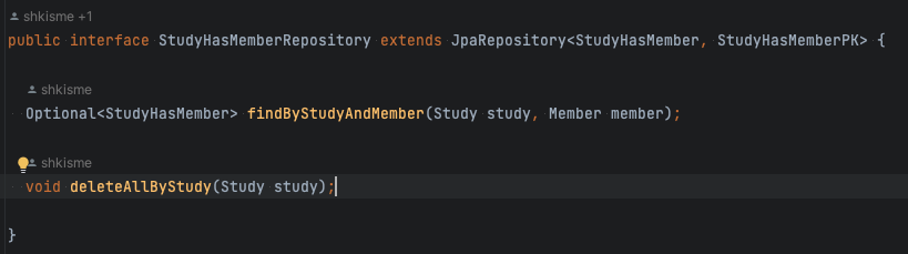 JPA orphanRemoval 사용 시 쿼리 문제