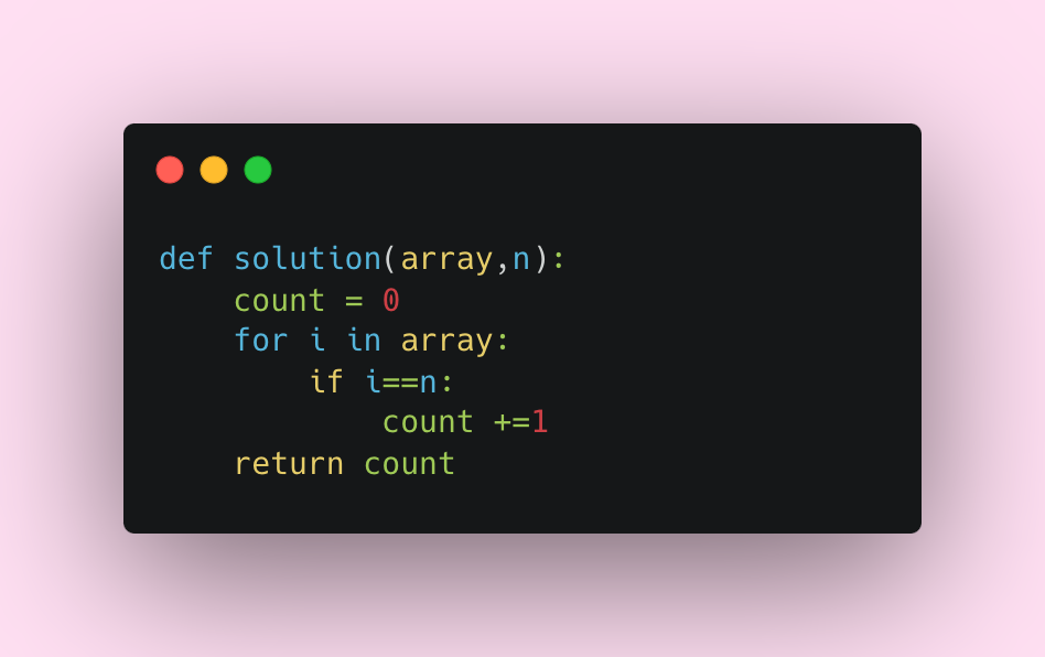 Lv.0-Python: 중복된 숫자 개수