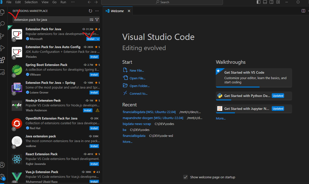 Spring boot for vscode