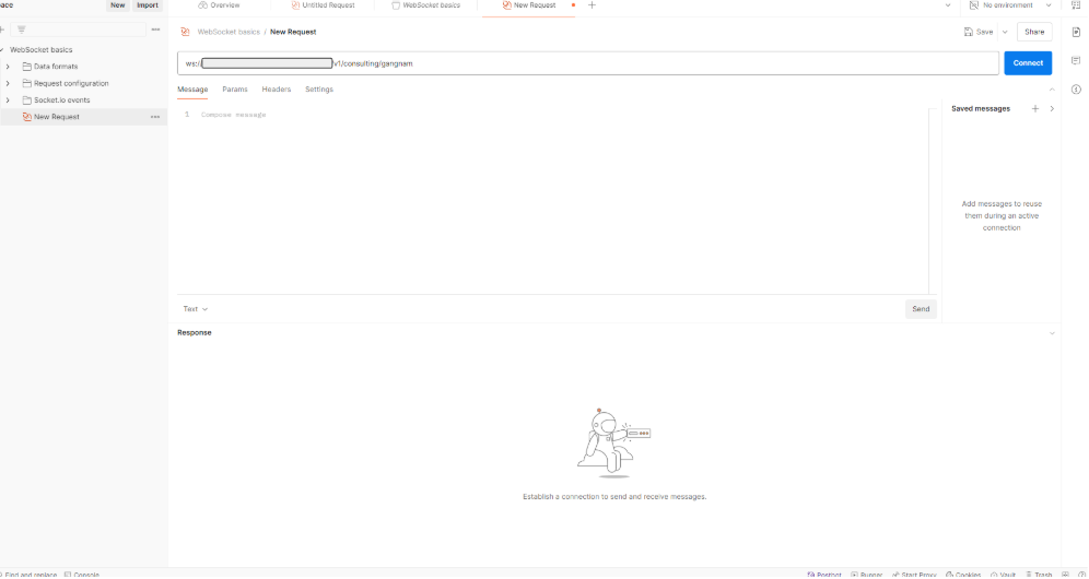 PostMan으로 WebSocket 통신해보기