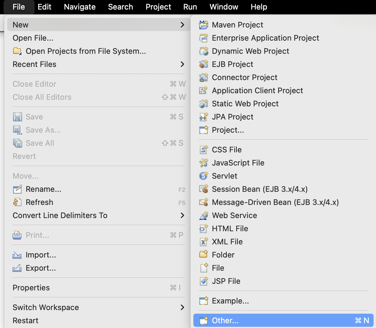 Mac) 이클립스에서 JSP 웹페이지 작성하기