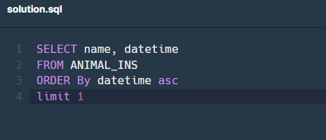 MYSQL LEVEL1 상위 n개 레코드