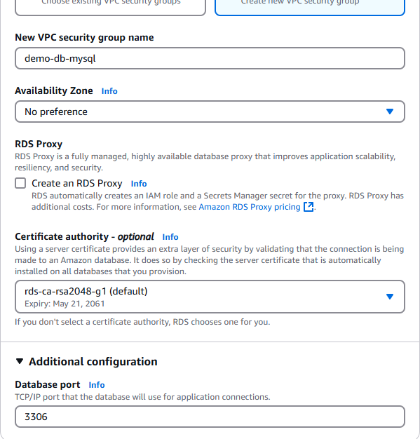 AWS RDS, Aurora, ElastiCache