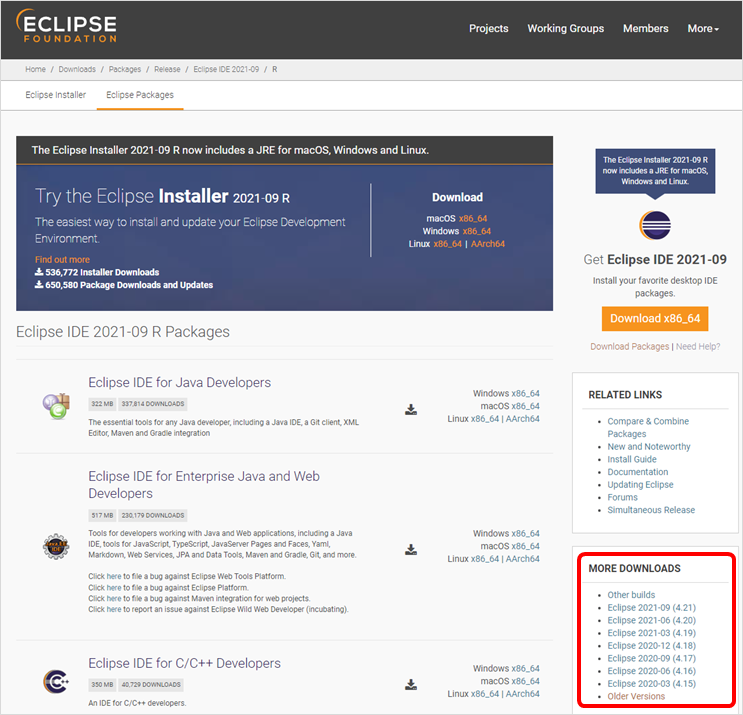 [Eclipse] 이클립스 옥시젠(Oxygen) 다운로드 및 설치