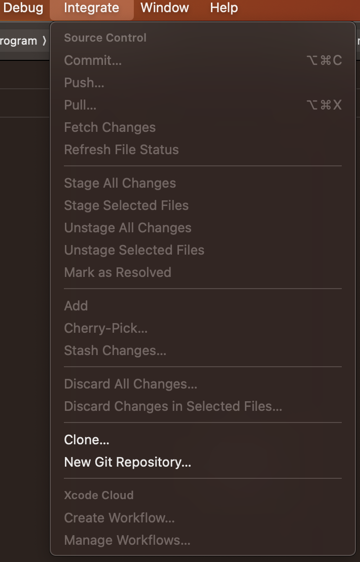 [TIL] Xcode - GitHub 설정
