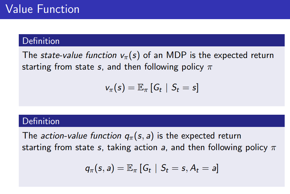 [개념정리] 2. Markov Decision Processes(MDPs)