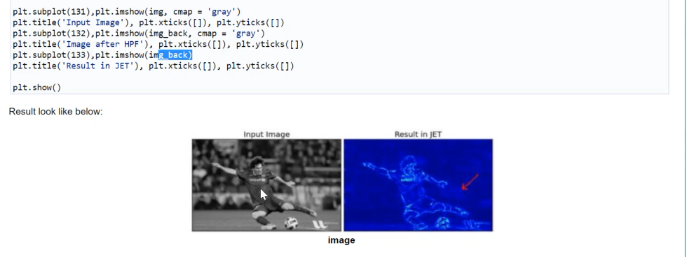 Fourier_transform in open cv